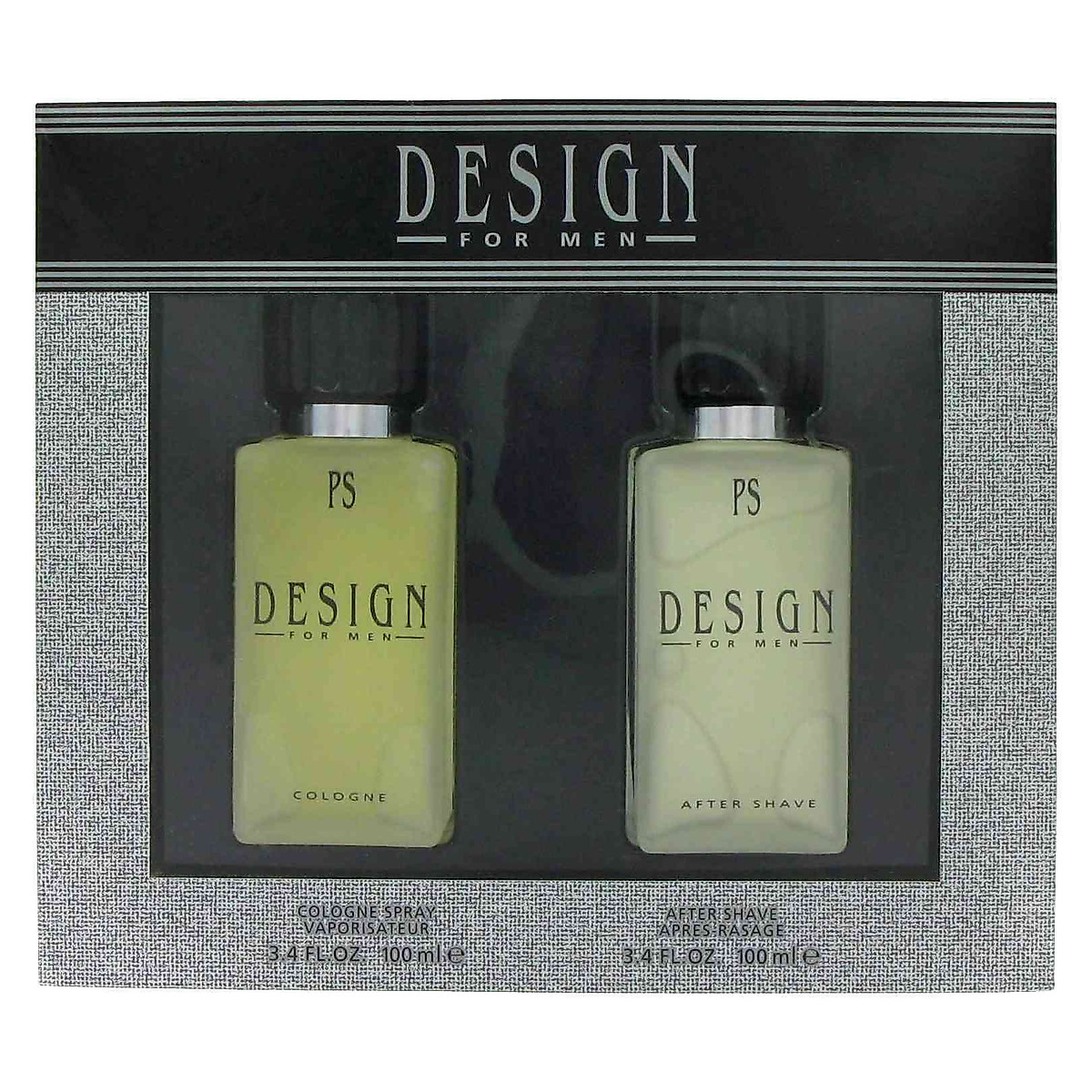 DESIGN by Paul Sebastian SET-COLOGNE SPRAY 3.4 OZ & AFTERSHAVE 3.4 OZ