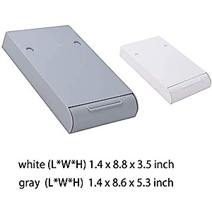 FOOF KOVIIOL Under Desk Drawer,Slide Out Small Attachment Standing Desk Hidden Self Adhesive Stick Drawer Desk Pencil Drawer Organizer And Storage For Desktop 2 Pack