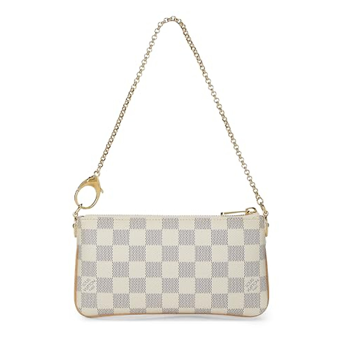 Louis Vuitton, Pre-Loved Damier Azur Pochette Milla MM, White