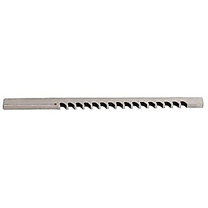 Keyway Broach, W 7/16 in, Cut L 5-3/16 in