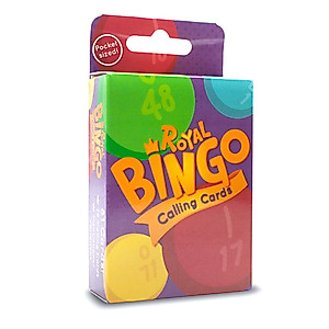 Royal Bingo Jumbo Calling Cards - Pack of 84 - High Visibility, 5.25" x 3.75" per Card-Replacement for Raffle and Balls