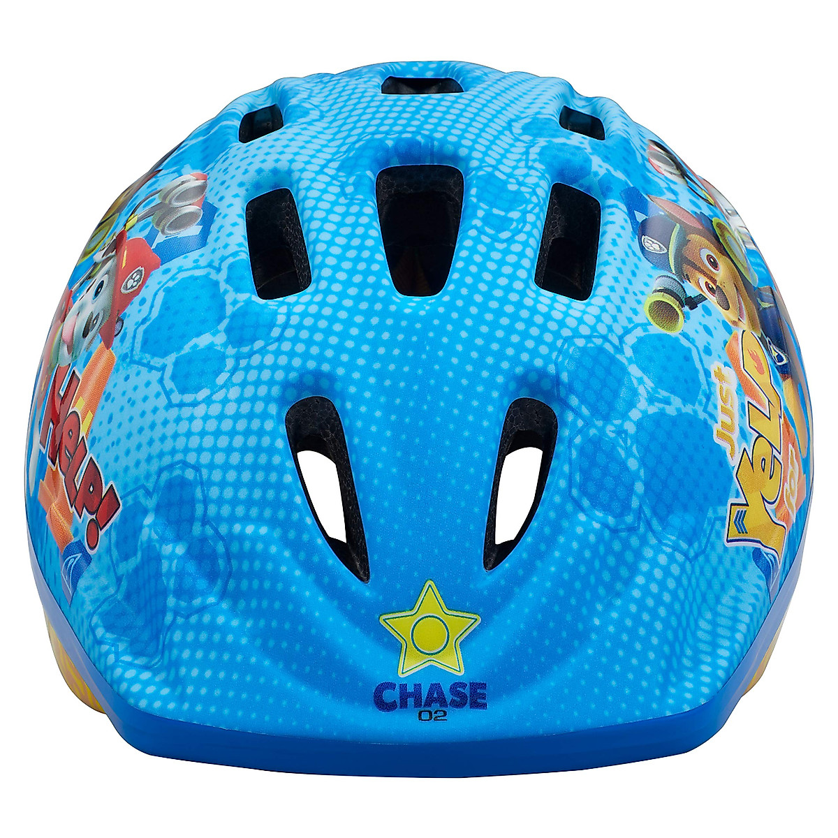 Nickelodeon Paw Patrol Kids Bike Helmet, Toddler 3-5 Years Old, Girls and Boys, Adjustable Fit, Vents, X-Small, Blue