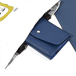 Envelope Portable Jewelry Box Organizer, PU Leather Travel Small Jewelry Case for Ring, Pendant, Earring, Necklace, Bracelet Organizer Storage Holder Boxes, Gifts for Women,Girl,Mom,Girlfriend,etc.