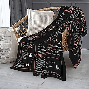 100th Birthday Gifts For Women Men Blanket, Gifts For 100th Birthday Decorations, 1923 Birthday Gifts For Her,100 Years Old Gift for Mom Dad Grandparents, 100th Bday Gifts Ideas Back in 1923 60"X50"