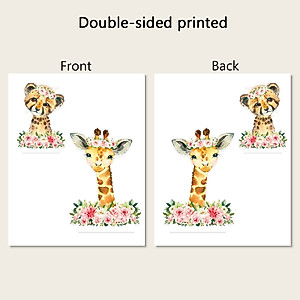 9Pcs Jungle Animals Honeycomb Centerpieces, Safari Baby Shower Table Decorations for Girls Kids, Safari Jungle Themed Birthday Party Suppiles, Wild One Birthday Party Decorations