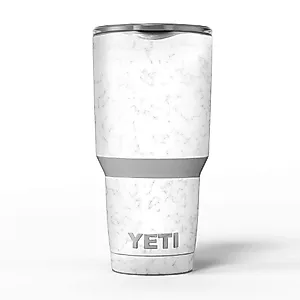 Design Skinz Slate Marble Surface V50 - Skin Decal Vinyl Wrap Kit Compatible with The Yeti Rambler Cooler Tumbler Cups