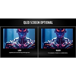 Pimax Portal Qled Handheld Game Console with 4K Qled plus mini-Led Display, Gaming Console for Android, Retro Video Games, Cloud Gaming, Handheld Emulator, 8G+256G, Black