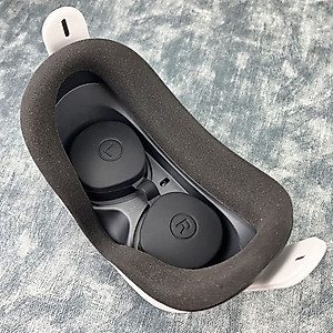 Ytaland VR Lens Cover for Oculus Quest 2 Dust Proof Cover for Oculus Quest 2 Anti-Dust Silicone Lens Protector (Black)