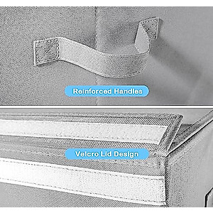 WOMRICH Extra Large Toy Box Chest, Toy Box for Boys Girls Kids, Collapsible Toy Bin with Flip-Top Lid and Handles, Sturdy Toy Organizers and Storage for Nursery Room, Playroom and Closet