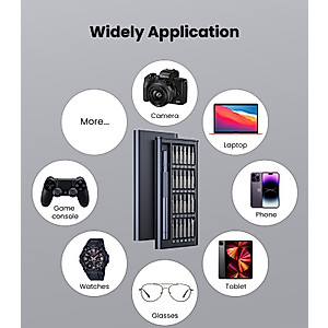 AXTH 25-in-1 Small Precision Screwdriver Set, Professional Magnetic Mini Repair Tool Kit for Phone, Computer, Watch, Laptop, Macbook, Ring Doorbell, Eyeglass, Electronic, [Bearing Steel] Screw Driver