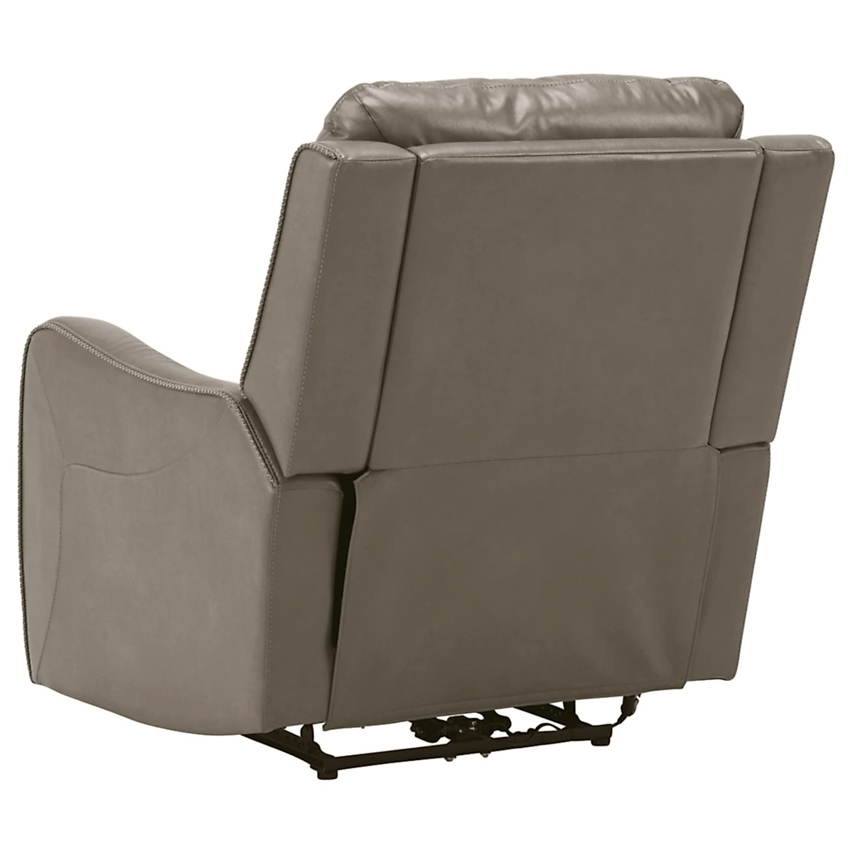 Signature Design by Ashley Galahad Zero Wall Recliner with Power Headrest, Brown