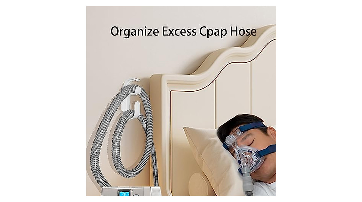 Cpap Hook for Organized, Dry, and Tangle-Free CPAP Use