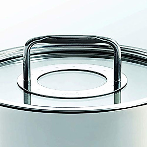 Fissler Bonn 9-Piece Stainless Steel Cookware-Set with Glass Lids Stainless-Steel - Induction