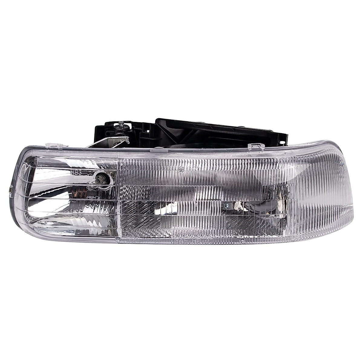 TRQ HLA95294 (2 Piece) OE Factory Style Replacement Headlights Assembly Set Driver and Passenger Side Compatible with 1999-2002 Chevrolet Silverado 1500 2500 01-02 Silverado 3500 00-06 Suburban Tahoe