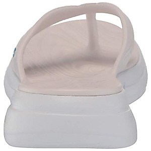 Skechers Women's FOAMIES GOwalk 5 - Bali Sport Sandal, White, 10