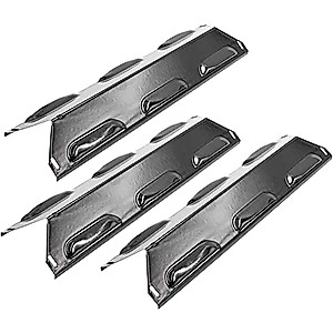 Grill Replacement Parts for Kenmore 146.23678310, 146.23679310, 640-05057371-6, 640-05057373-6, Porcelain Steel Heat Plate Shield, Heat Tent, Flavorizer Bar, Burner Cover for Kenmore Gas Grills