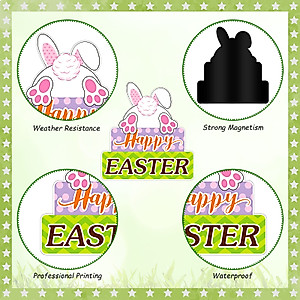 Flutesan 24 Pcs Holiday Magnets St. Patrick's Day Refrigerator Magnets Seasonal Easter Day Fridge Magnets Welcome Back to The School Magnets Festival Fridge Dishwasher Car Magnet