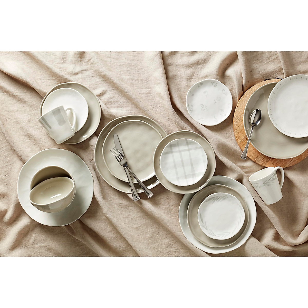 Lenox, Grey Bay Colors 12 Piece Set, 17.55 LB