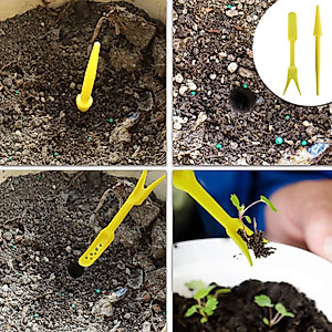 Auger Drill Bit for Planting 1.8x14.6inch Garden Auger Spiral Drill Bit Bulb Planter Auger Post Hole Digger Garden Spiral Hole Drill Planter Soil Auger Planting Auger for Hex Driver Drill Solid Shaft