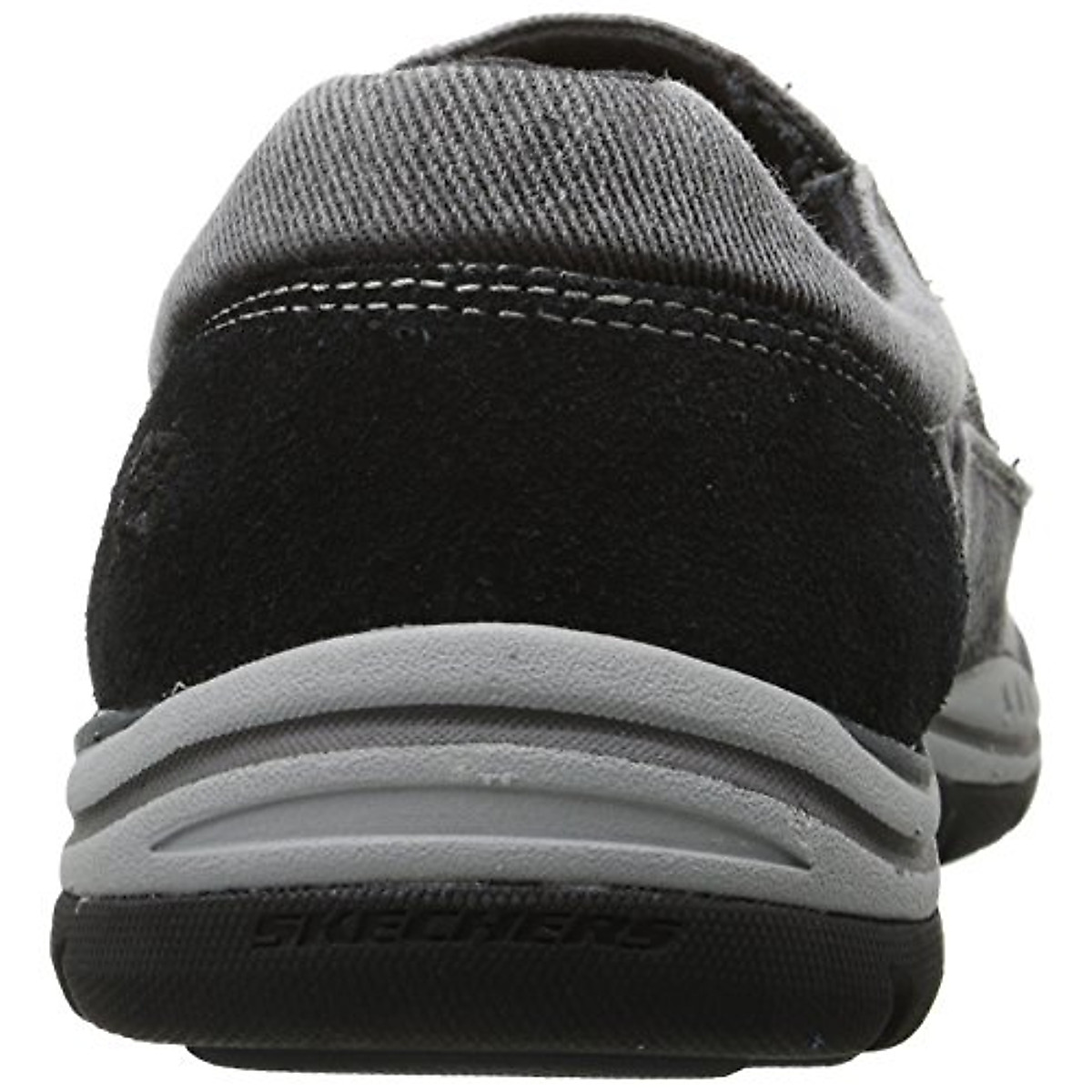 Skechers mens Expected Avillo Moccasin, Black, 12 X-Wide US