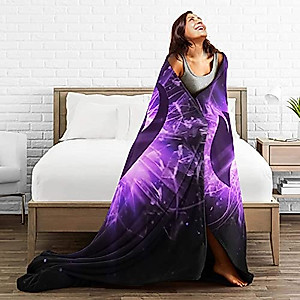 Fairy Tail Guild Symbol Illustratio Flannel Throw Blanket Fringe Lightweight Cozy Ultra Soft Couch Bed Sofa Chair for Kids Boys Girls Adults 50"X40"