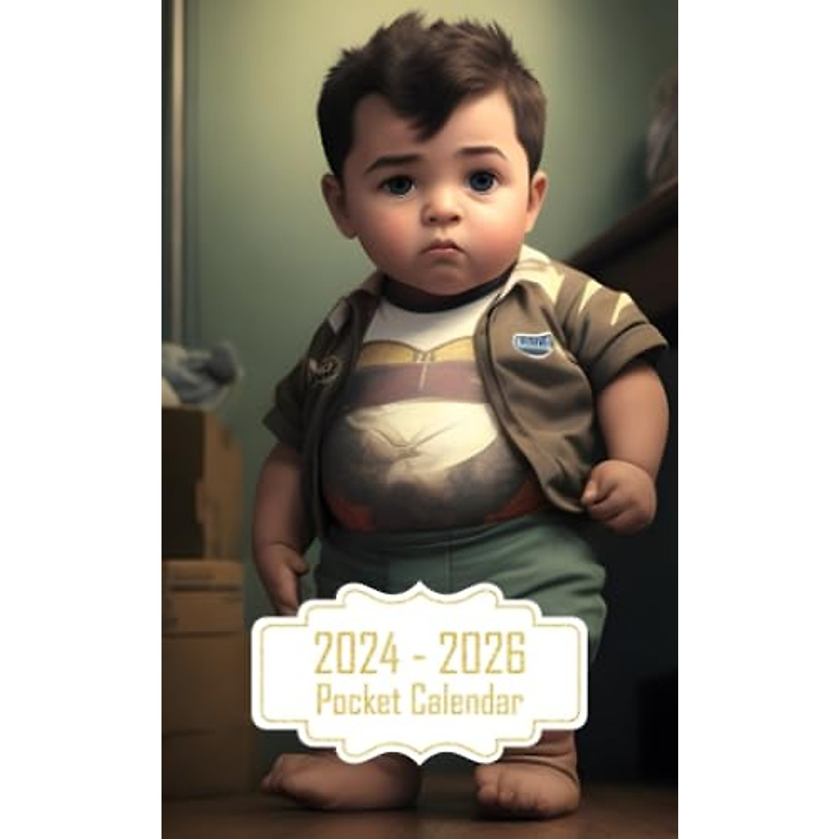 Pocket Calendar 2024-2026: Two-Year Monthly Planner for Purse , 36 Months from January 2024 to December 2026 | Boy Pubis