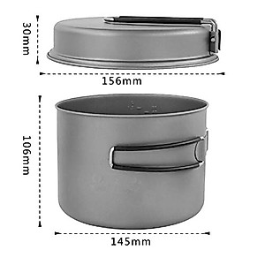 TOAKS Titanium 1600ml Pot with Pan