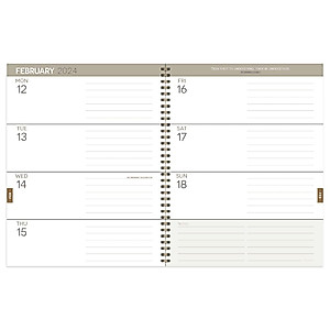 TF Publishing, Tranquil Floral Spiral 2024 Planner