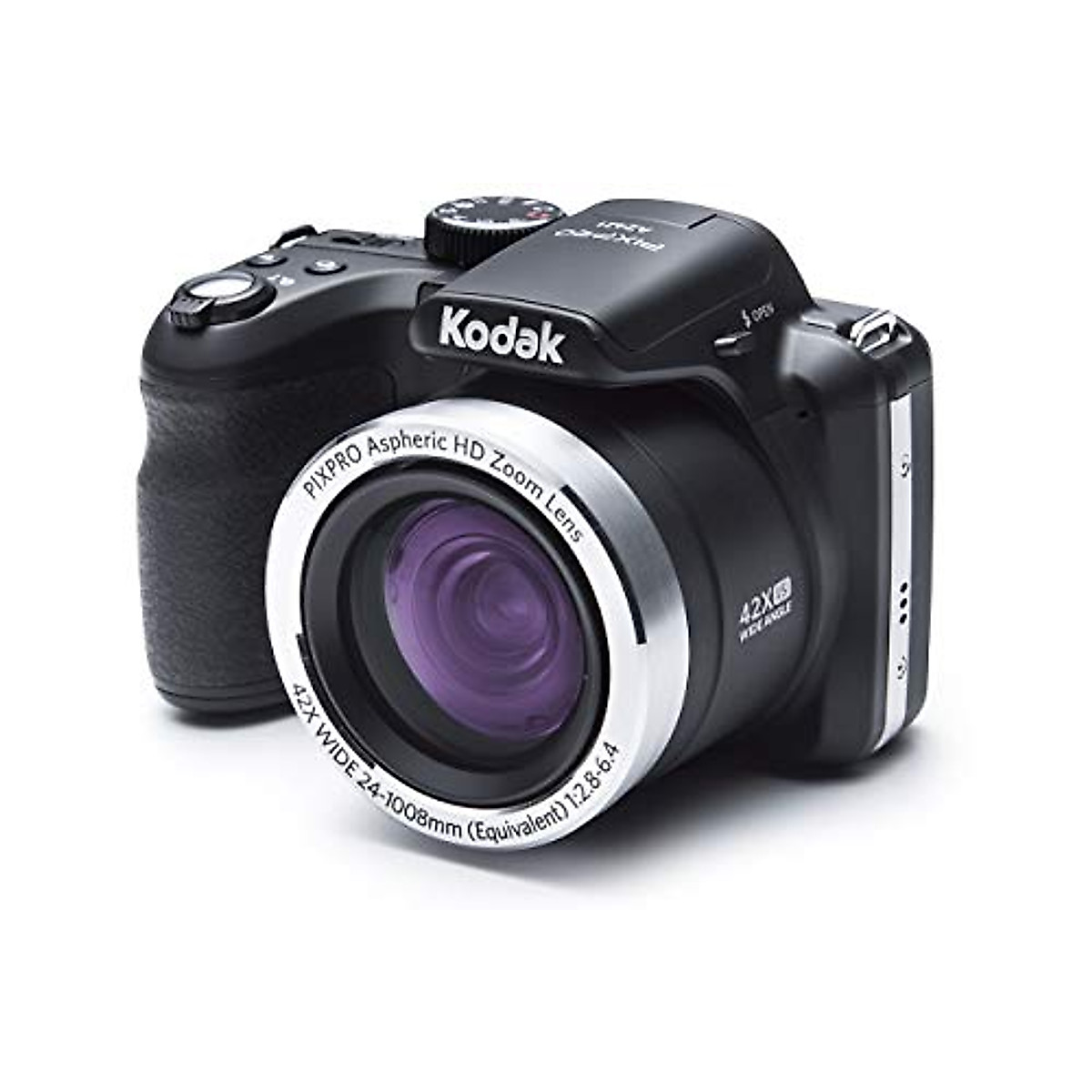 Kodak PIXPRO Astro Zoom AZ421-BK 16MP Digital Camera with 42X Optical Zoom and 3 inch LCD Screen (Black) (Renewed)