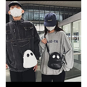 LoveWLC Special Ghost Face Handbags,PU Ladyies Purse Shoulder Bag