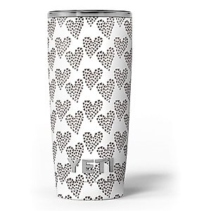 Design Skinz Hearts Within Hearts - Skin Decal Vinyl Wrap Kit Compatible with The Yeti Rambler Cooler Tumbler Cups