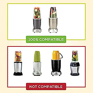 Blender Replacement Parts for Nutribullet Blender, 24OZ Cup with Replacement Extractor Blade Compatible with Nutribullet 600W 900W Blenders