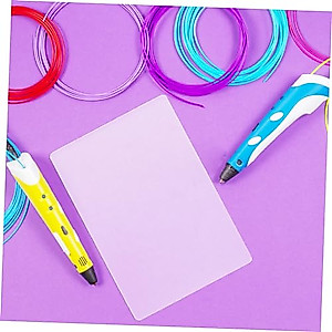 KALLORY 10pcs Copying Board Drawing Board 3D Drawing Paper Templates 3D Printing Pen Mat Painting Mat Basic Template Drawing Tool Plastic