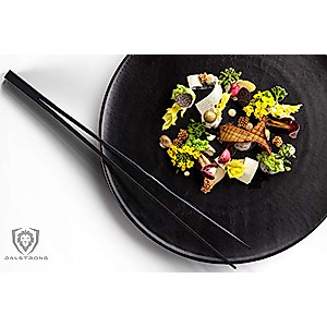 Dalstrong Professional Cooking Kitchen Tweezers - 12 inch - High-Precision Tweezer Tongs - Black Titanium Coating - BBQ, Plating, Multi-use - Stainless Steel - Culinary Fine Use - Kitchen Tongs