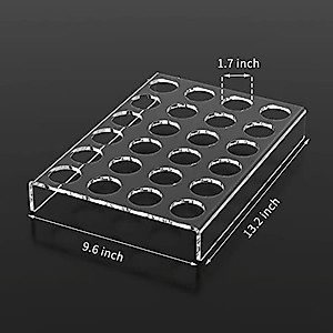 AITEE Acrylic K Cup Drawer Organizer, Clear K Cup Organizer Tray for Drawer or Countertop Storage, Hold 24 Coffee Capsules,K Cup Coffee Pod Holder for Office and Kitchen K Cup Storage (9.6x13.2Inches)