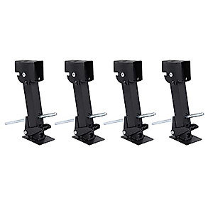 Dumble RV Stabilizer Jacks - 4pk Attachable Telescoping Travel Trailer Jack Stabilizer Stands and Jack Rod