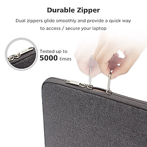 NIDOO 15.6 Inch Laptop Sleeve Case 16 inch Carrying Bag Cover for 16" Legion Slim 5 / Legion Pro 5i 7i Gen 9 / Galaxy Book 3 pro 360 / Dell Inspiron 16 Plus / 15.6" IdeaPad 3i / ThinkPad E15 L15 HP