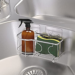 Simple Houseware Kitchen Sponge Holder with Adhesive Hooks