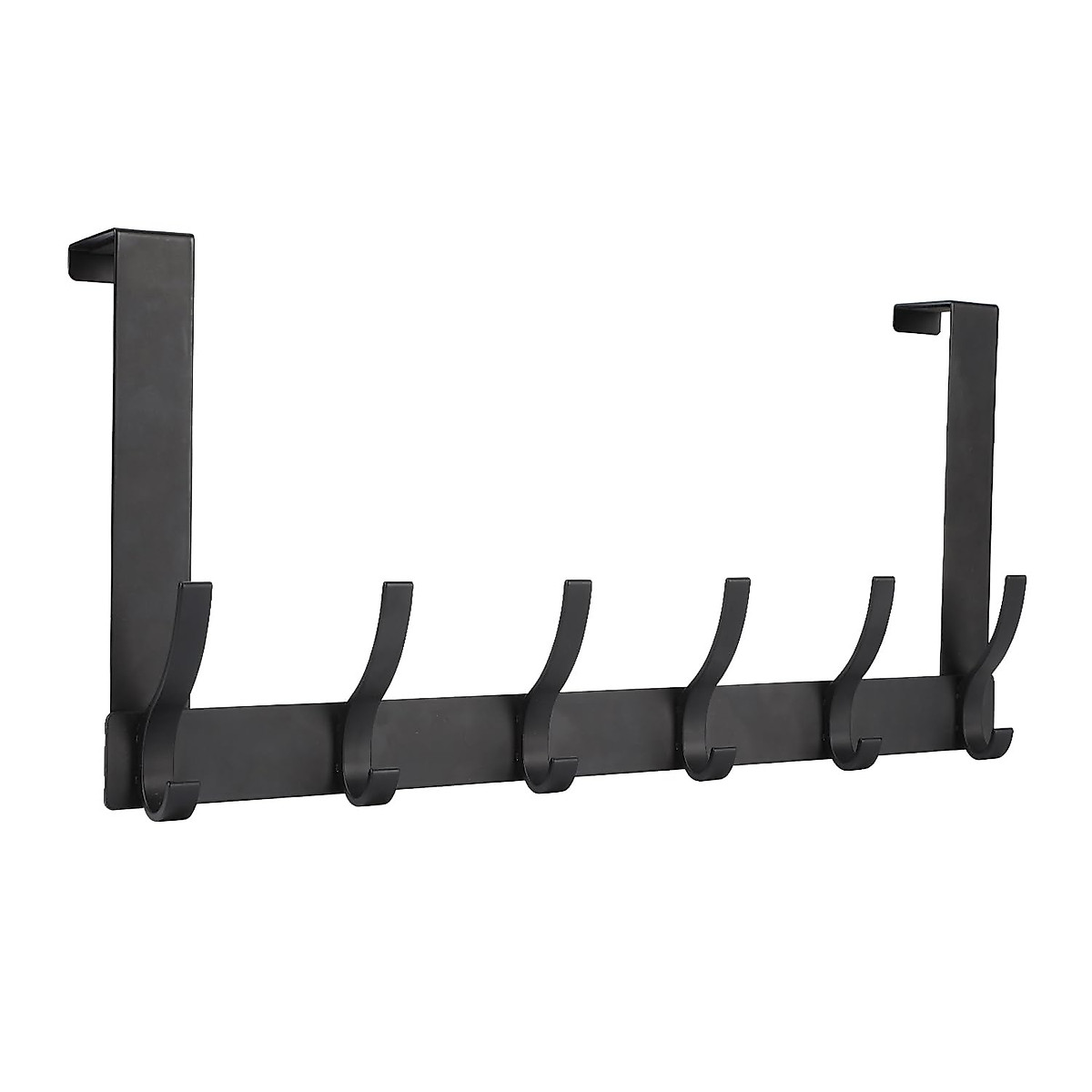 Optish Over The Door Hooks, Door Hanger Hooks, Over The Door Towel Racks for Bathroom with 12 Coat Hooks for Hanging Clothes Coats Towels, Fits 1-3/4" Thick Door