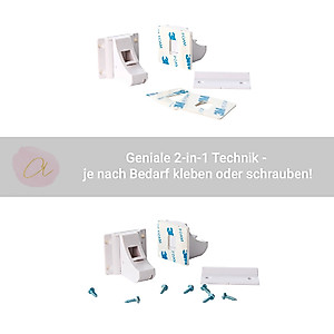 Avantina Cabinet Locks Child Safety I 4X Magnetic Cabinet Locks I Baby Proofing and Easy to Install I for Cabinets and Drawers