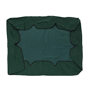Swing Chair Canopy Replacement 3 Seater Garden Swing Seat Canopy Cover Waterproof Windproof Heavy Duty Rip Proof Garden Hammock Top Cover Outdoor Garden Furniture Covers (Brown)