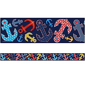 Teacher Created Resources Anchors Straight Border Trim (5476)