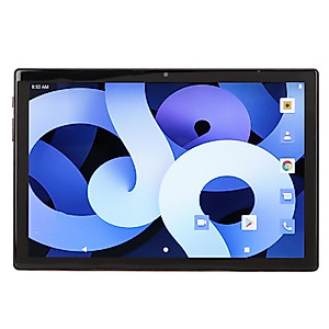 Luqeeg Smart Tablet, for Android 13.0 2560X1600 Resolution Front 8MP Rear 16MP Tablet 10.1 Inch for Video for Learning (Gold)
