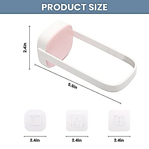 3 Pack Clothes Hanger Organizer Rack, Wall Mount Clothes Rack Organizer, Foldable Hanger Holder Rack, Hanger Stacker for Laundry Room Balcony Bathrooms Rack Storage