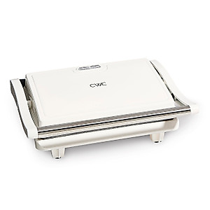 COOK WITH COLOR Panini Maker: Effortless Grilling at Your Fingertips - 2-Slice Press Grill, 760W Power, Non-Stick Plates, Cool Touch Handle, Compact Design, Fast Cooking - Ideal for Delicious Paninis!