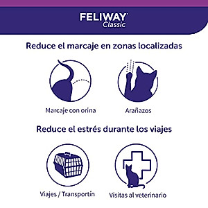 Feliway Spray (60ml) - Synthetic carming Spray, Comforts & Reassures Cats in New Homes by William Hunter Equestrian