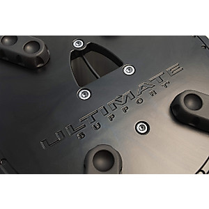 Ultimate Support MS-90/45B MS Series Professional Column Studio Monitor Stand with Non-marring Decoupling Pads - 45"/Black