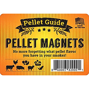 Pellet Label Magnets For Your Pellet Smoker Perfect Accessory For Every Meat Smoker Outdoor Waterproof Magnetic