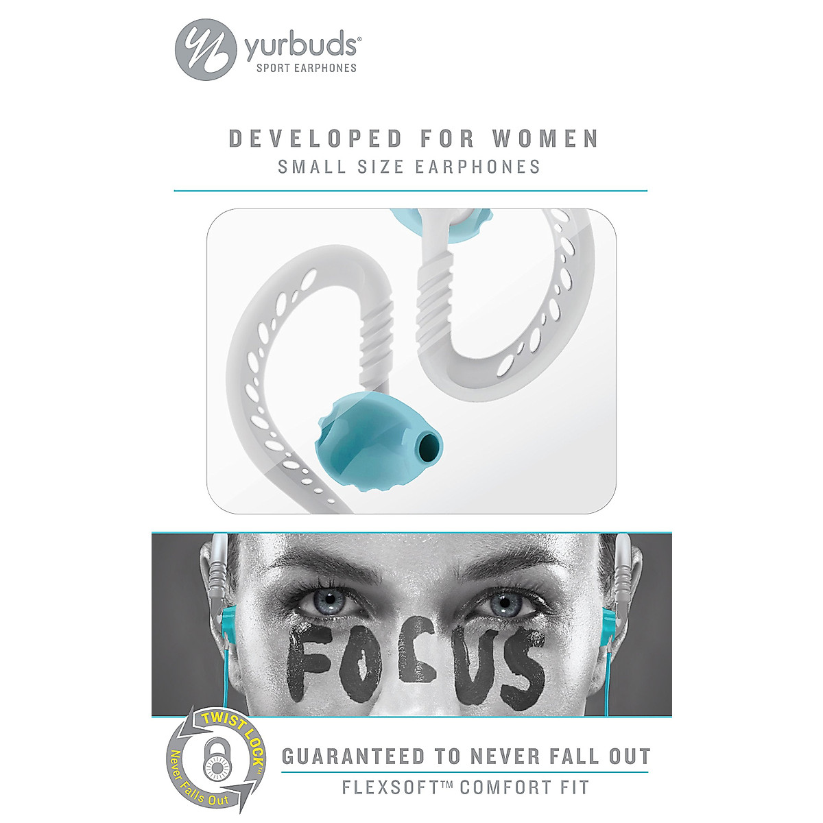 Yurbuds Focus Aqua