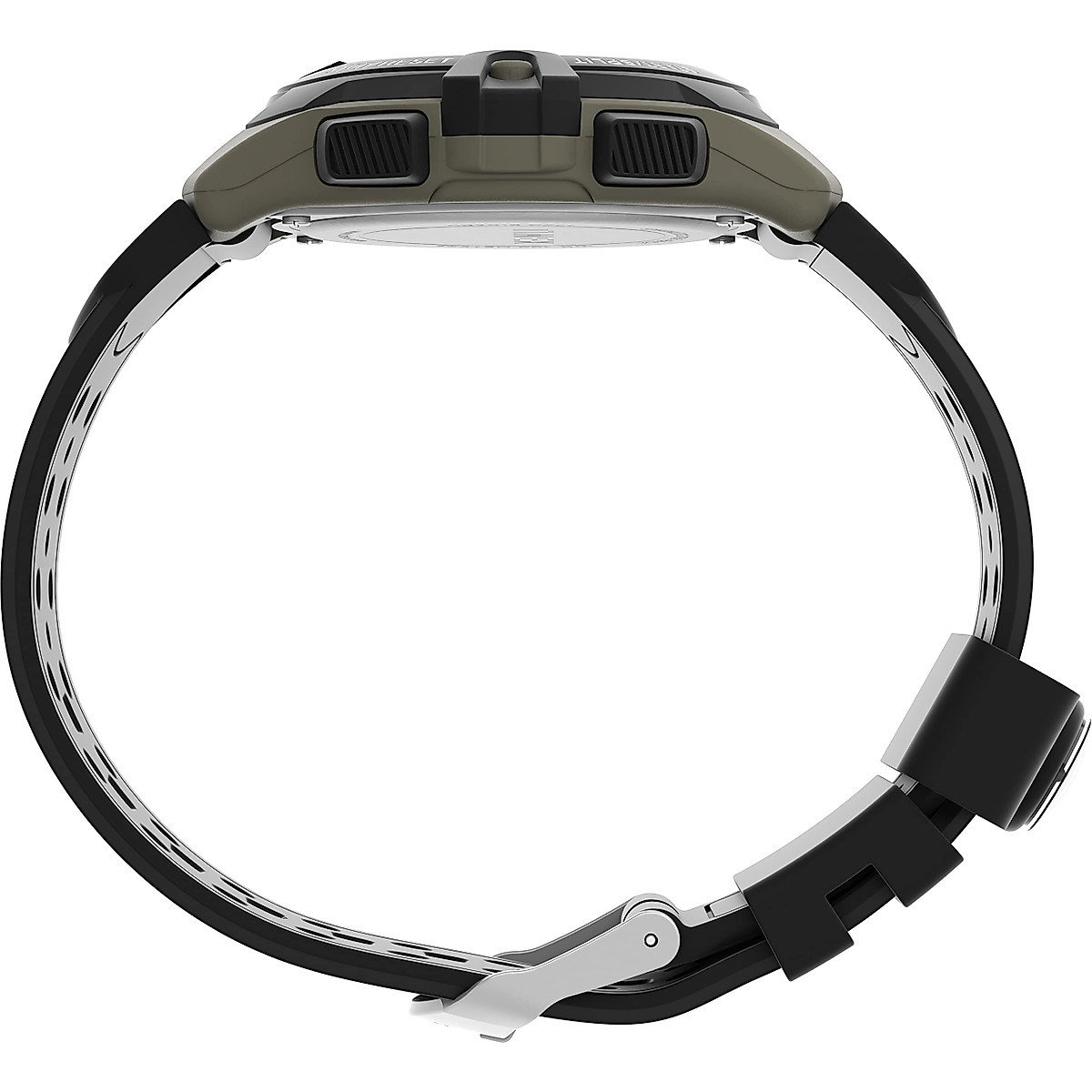 Timex Men's Expedition 41mm Watch - Black Strap Digital Dial Green Case